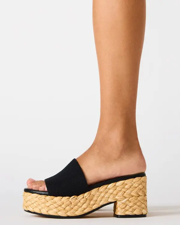 Steve Madden Dock Raffia Mule Sandals