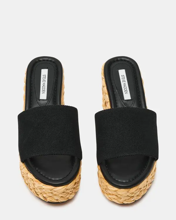 Steve Madden Dock Raffia Mule Sandals