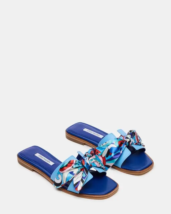 Steve Madden Hadyn Scarf Square Toe Sandals