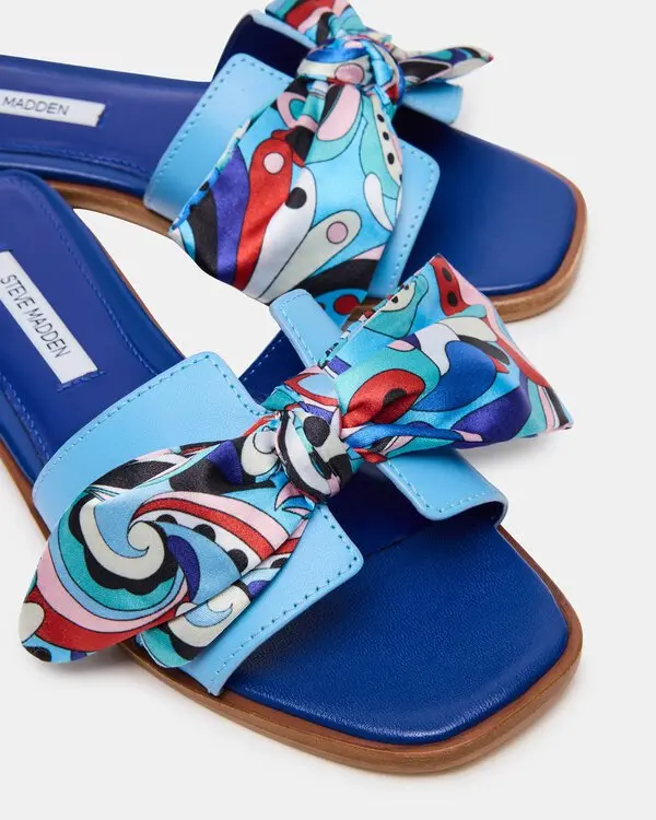 Steve Madden Hadyn Scarf Square Toe Sandals