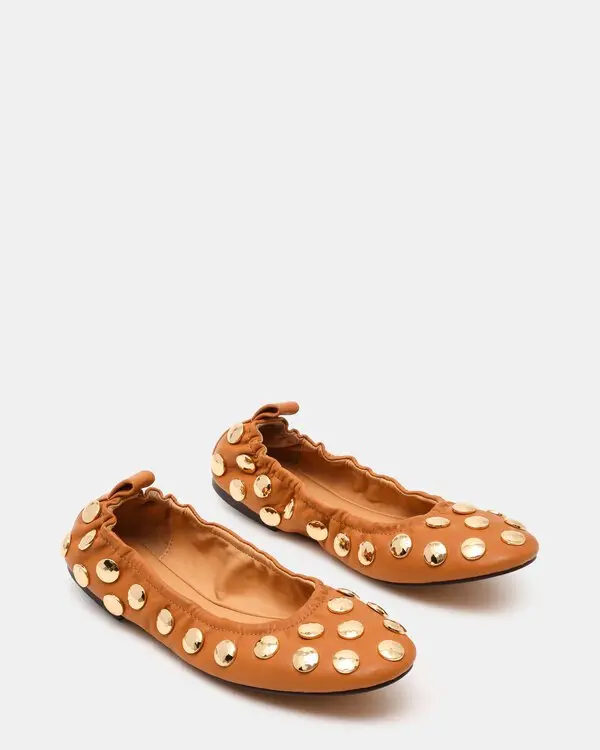 Steve Madden Lanta Gold Detail Flats