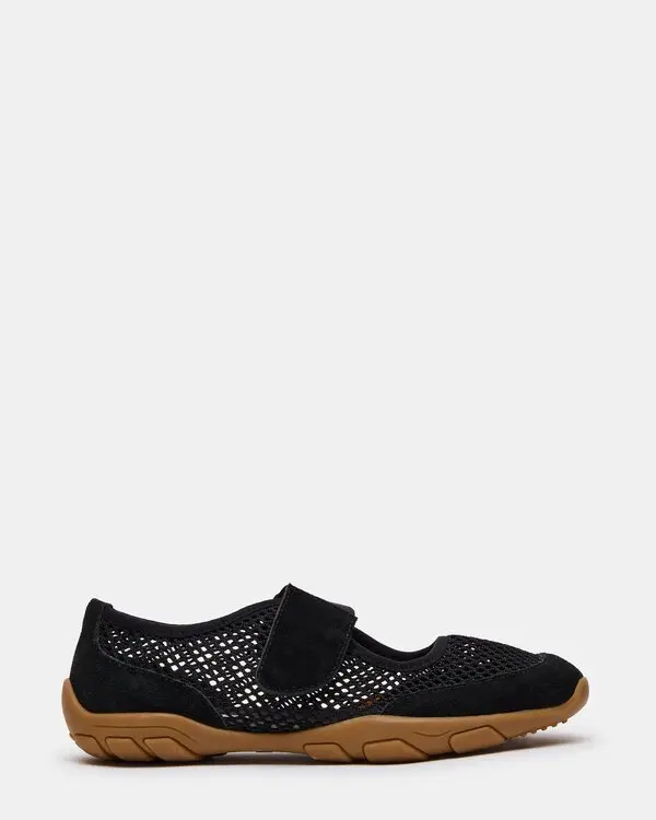 Steve Madden Banks Mesh Sneakers - Black Mesh