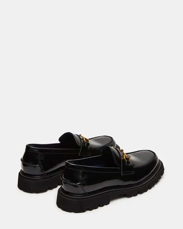 Steve Madden Naxos Leather Slip-on Loafers With Horsebit Hardware