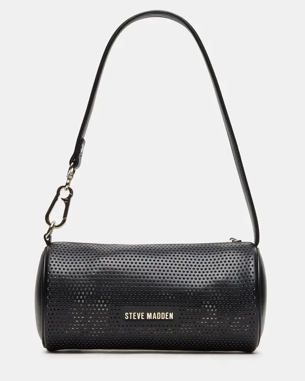 Steve Madden Priya Perforated Mini Barrel Shoulder Bag