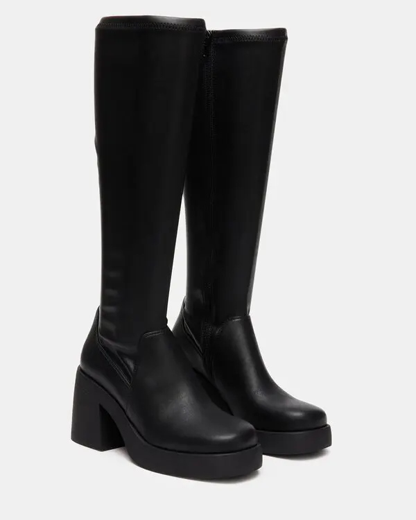 Steve Madden Berkleigh Wide Calf Block Heel Boots