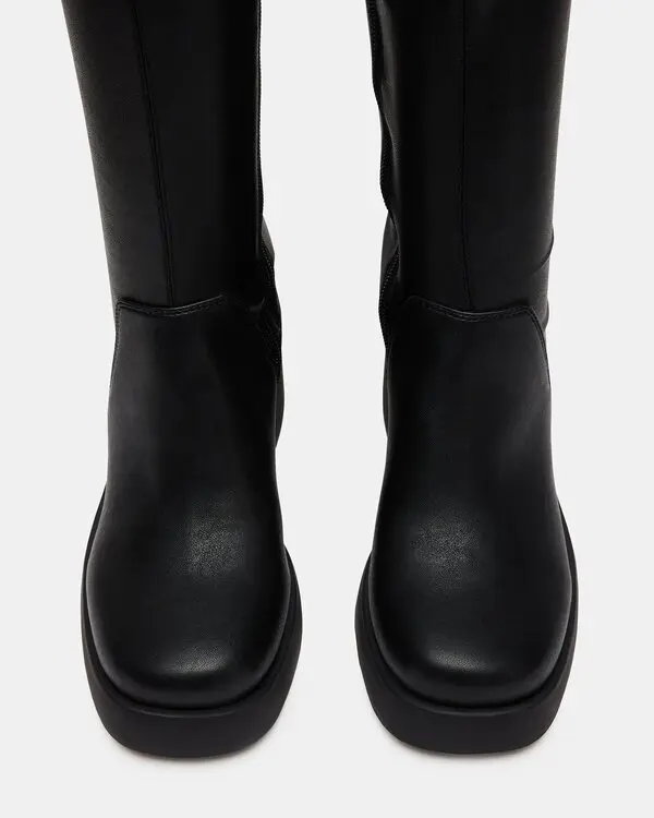 Steve Madden Berkleigh Wide Calf Block Heel Boots