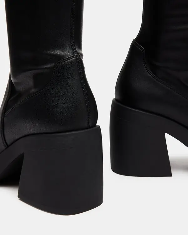 Steve Madden Berkleigh Wide Calf Block Heel Boots