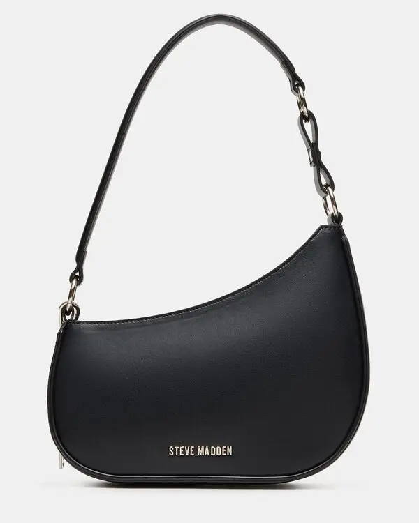 Steve Madden Asymmetrical Shoulder Bag With Flower Bead Charm