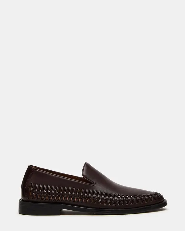 Steve Madden Napoli Woven Leather Slip-on Loafers
