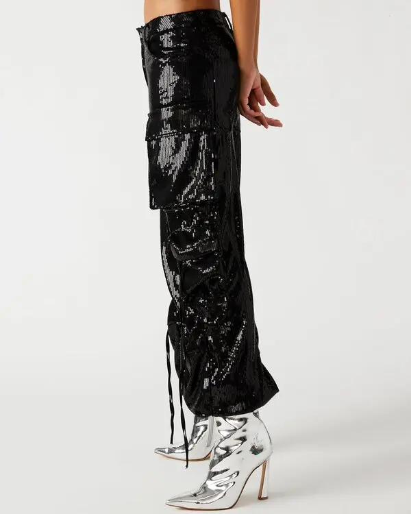 Steve Madden Sequin Cargo Pants