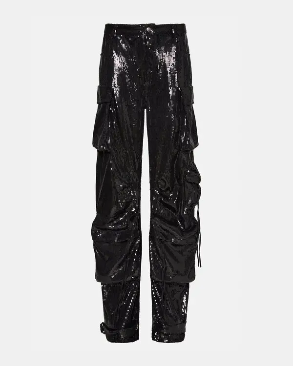 Steve Madden Sequin Cargo Pants