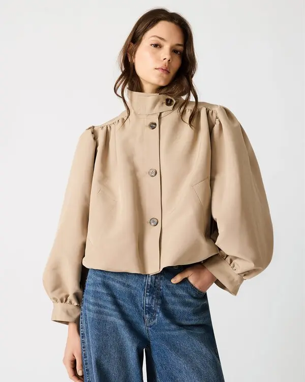 Steve Madden Deedee Jacket Long Sleeve Button Up Jackets & Coats