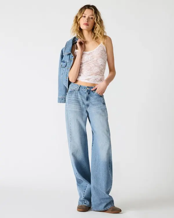 Steve Madden Rori Jean Wide Leg Denim