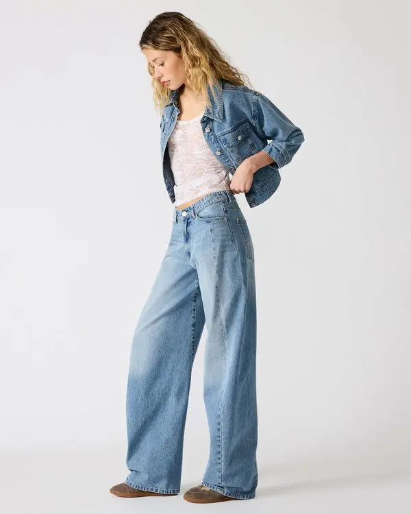 Steve Madden Rori Jean Wide Leg Denim