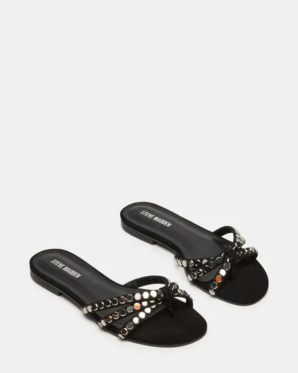 Steve Madden Calissi Rhinestones Thong Sandals