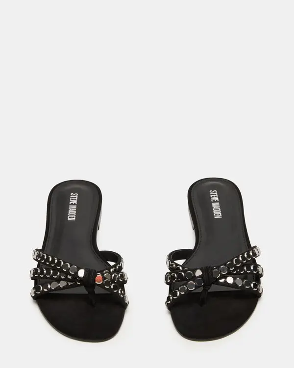 Steve Madden Calissi Rhinestones Thong Sandals