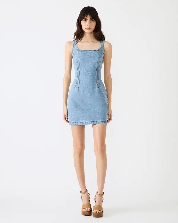 Steve Madden Noelle Dress Sleeveless Dresses - Forever Blue
