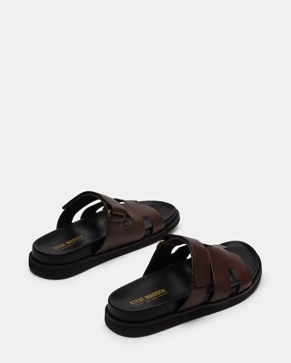 Steve Madden Maiven Slide Sandals - Brown