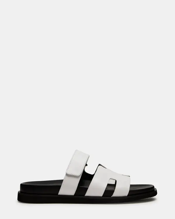 Steve Madden Maiven Slide Sandals - White
