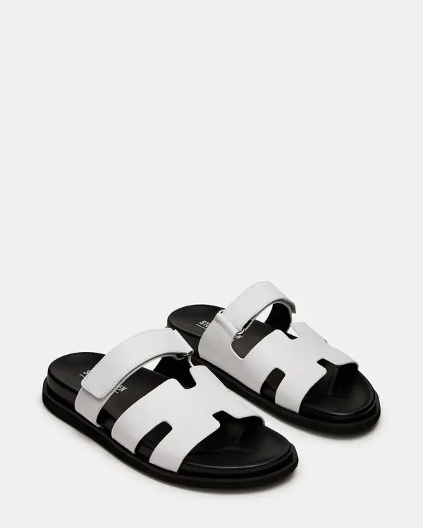 Steve Madden Maiven Slide Sandals - White