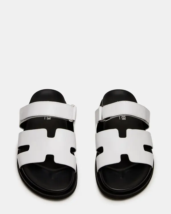 Steve Madden Maiven Slide Sandals - White