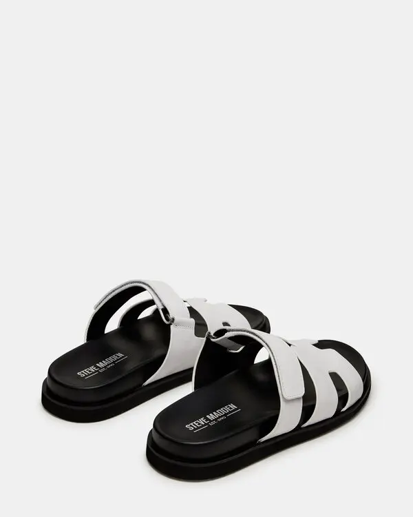 Steve Madden Maiven Slide Sandals - White