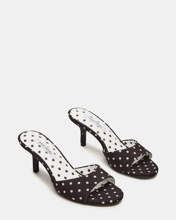 Steve Madden Kendrix Polka Dot Mule Heels