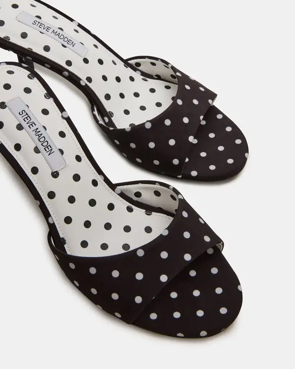 Steve Madden Kendrix Polka Dot Mule Heels
