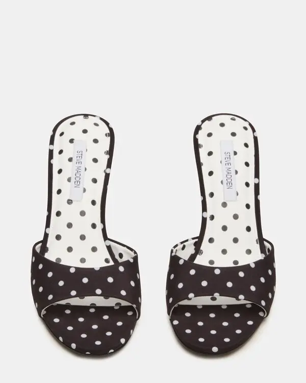 Steve Madden Kendrix Polka Dot Mule Heels