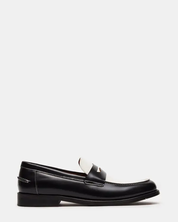 Steve Madden Natan Leather Slip-on Loafers