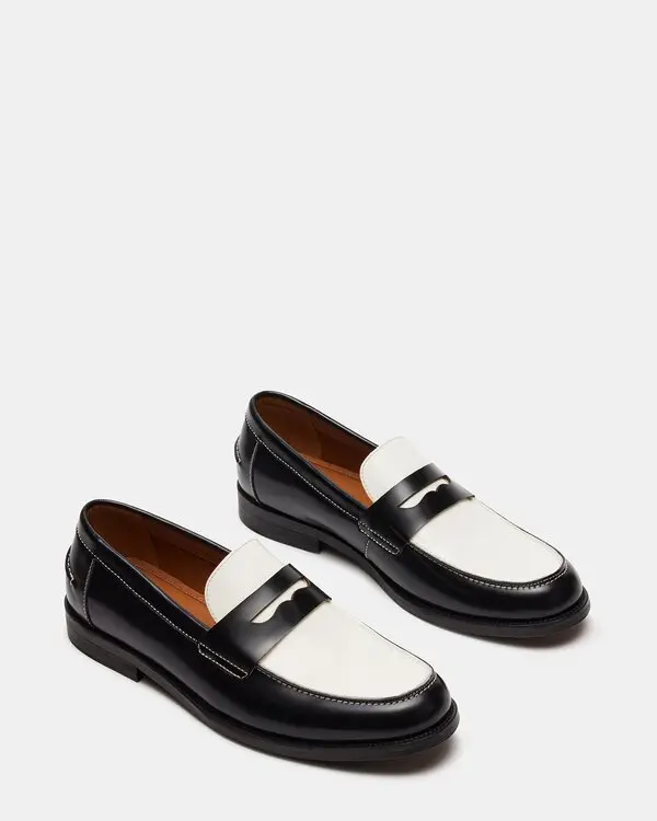 Steve Madden Natan Leather Slip-on Loafers
