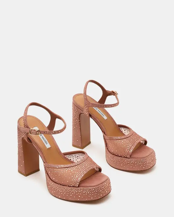 Steve Madden Liandra Rhinestones Block Heels