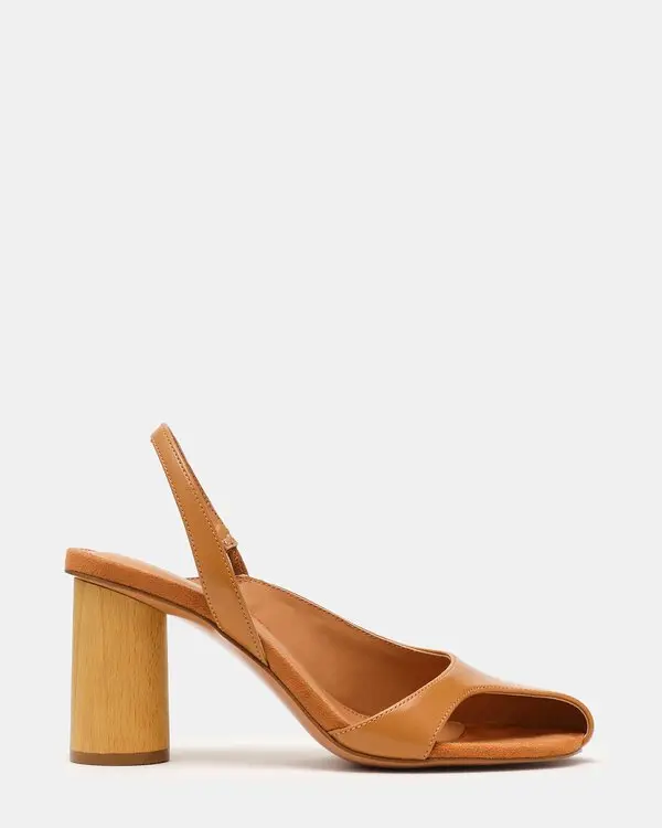 Steve Madden Janine Block Heels - Tan