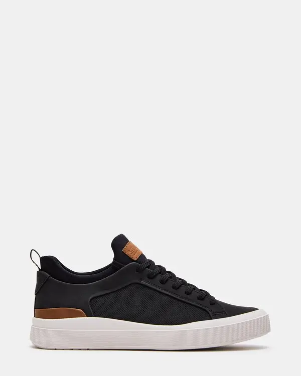 Steve Madden Dack Lace-up Sneakers - Black