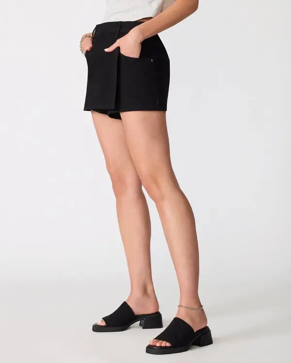 Steve Madden Lucee Block Heel Sandals - Black