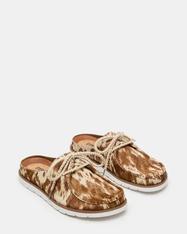 Steve Madden Sailor Brown White Slip-on Casual Shoes