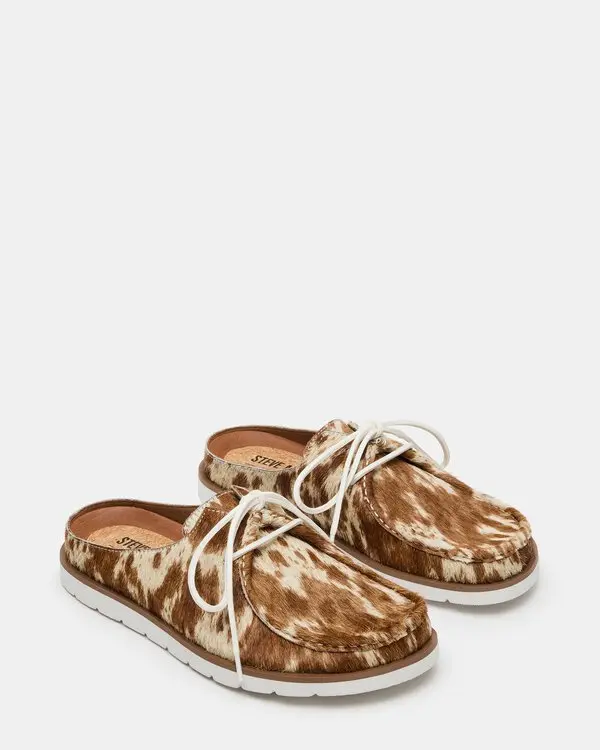 Steve Madden Sailor Brown White Slip-on Casual Shoes