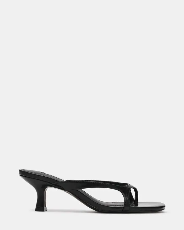 Steve Madden Brienna Thong Heels - Black