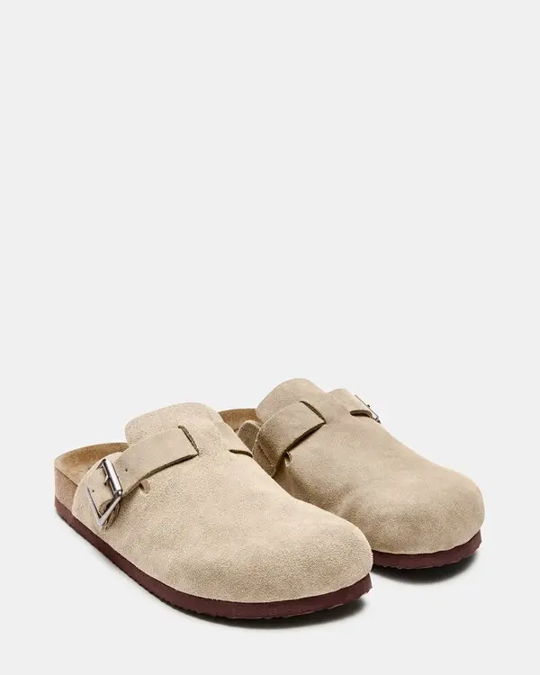 Steve Madden Wilderr Slip-on Casual Shoes - Taupe Suede