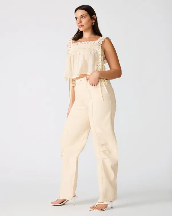 Steve Madden Austin High-rise Barrel Jean