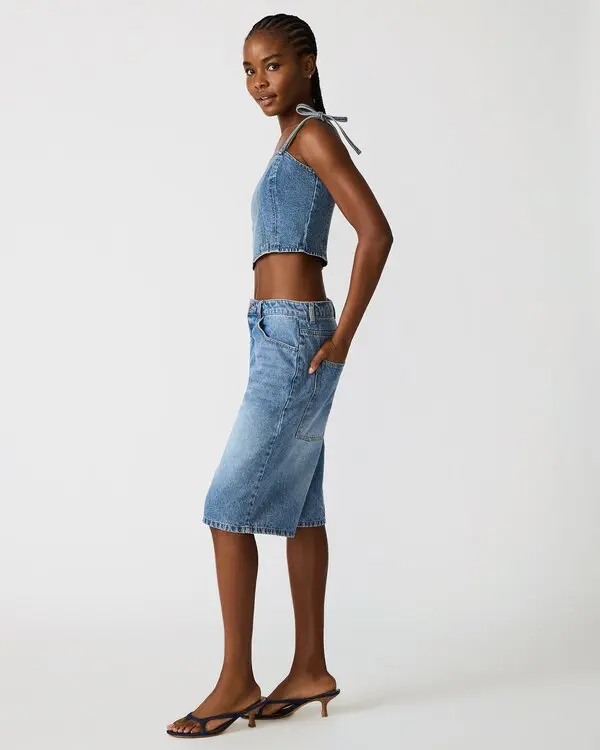 Steve Madden Meaghan Top Sleeveless Cropped Tops