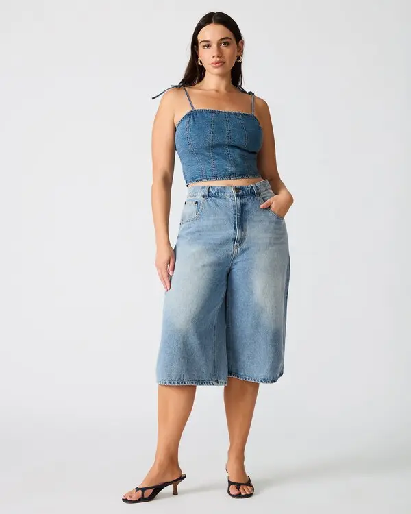 Steve Madden Meaghan Top Sleeveless Cropped Tops