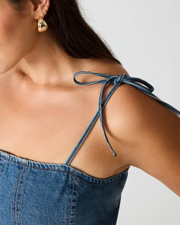 Steve Madden Meaghan Top Sleeveless Cropped Tops