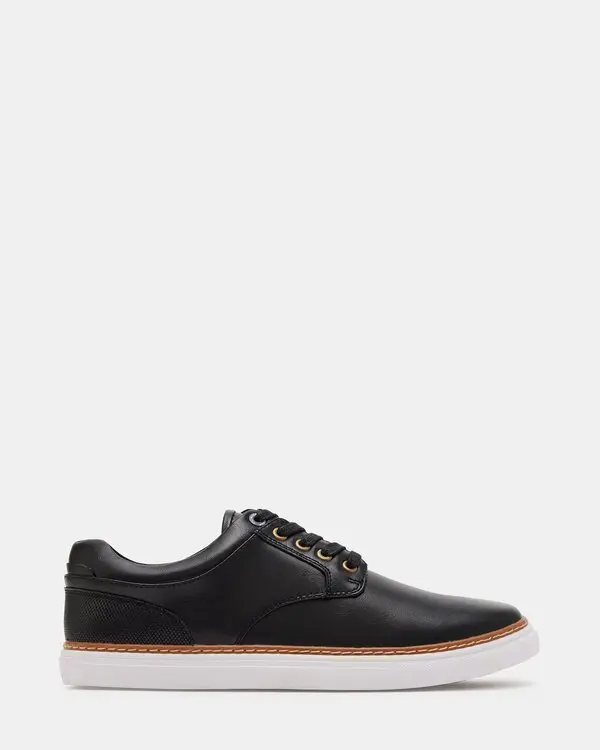 Steve Madden Guss Lace-up Casual Shoes - Black