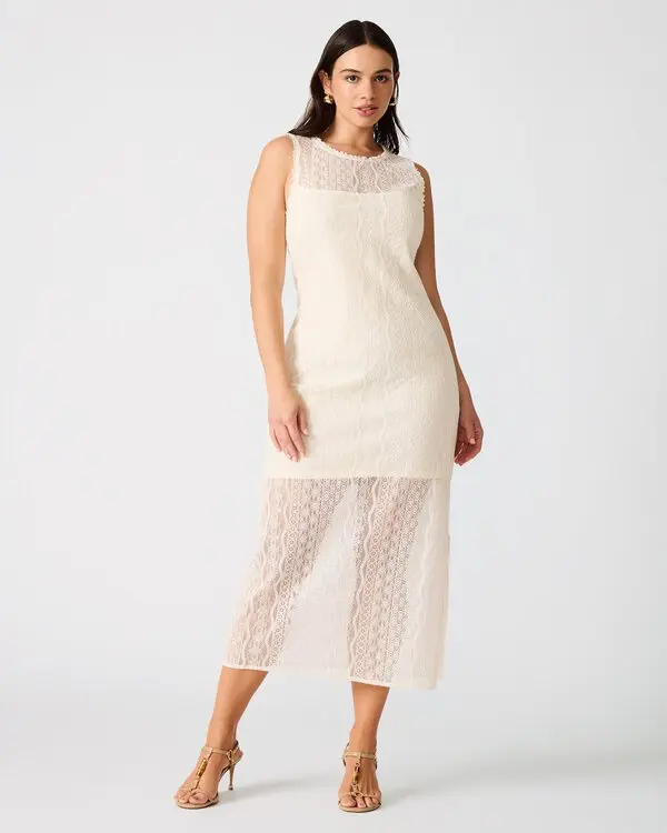Steve Madden Nyssa Dress Sleeveless Mesh Dresses