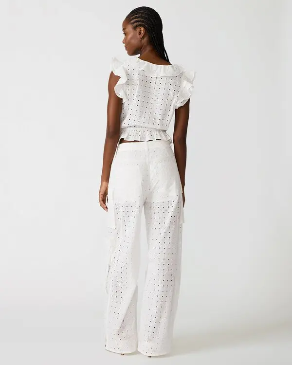 Steve Madden Mayra Top Sleeveless Button Up Tops