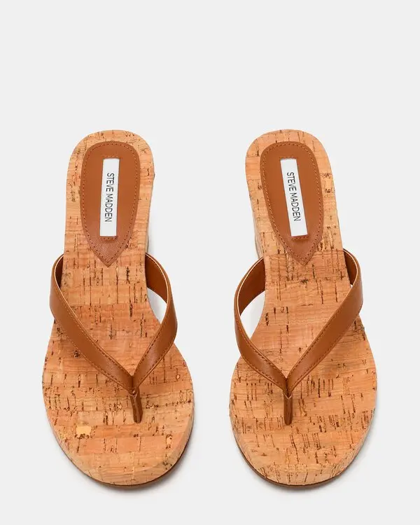 Steve Madden Playing Cork Thong Sandals