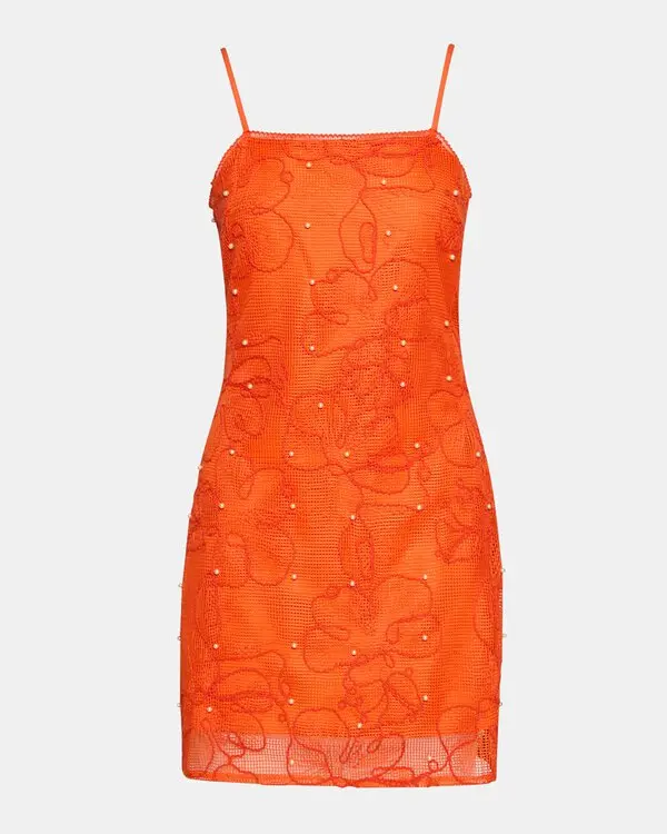Steve Madden Maureene Dress Sleeveless Mesh Dresses