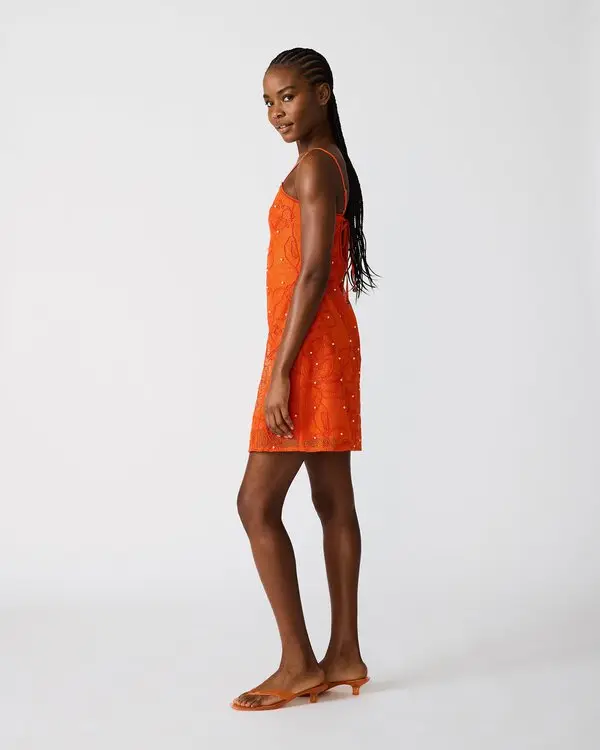 Steve Madden Maureene Dress Sleeveless Mesh Dresses