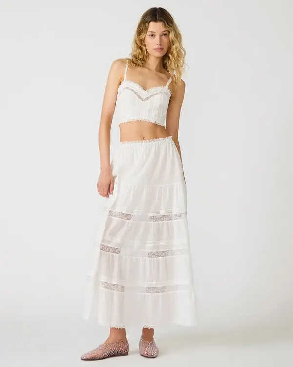 Steve Madden Elisse Top Sleeveless Cropped Tops